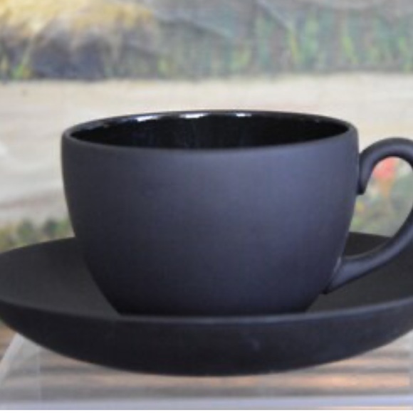 Wedgwood | Dining | Wedgwood Black Basalt Tea Set | Poshmark